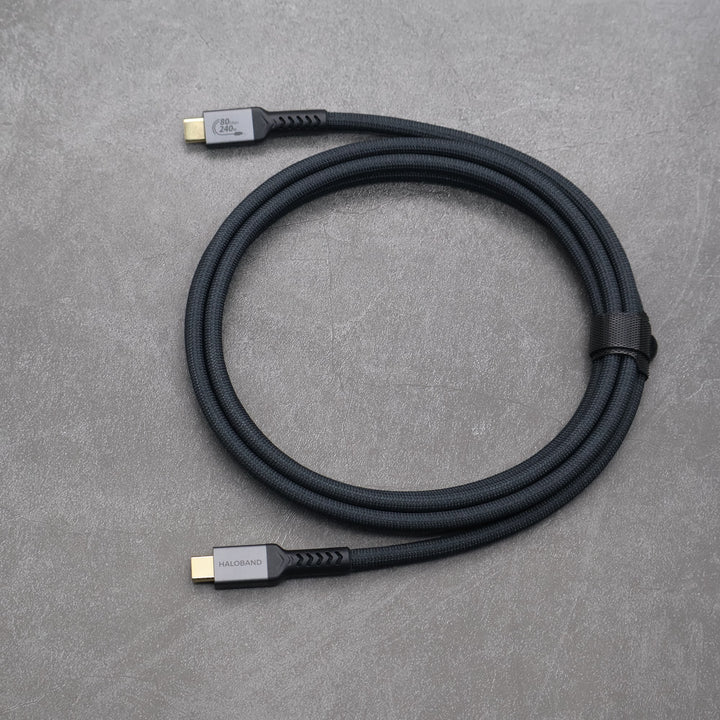USB 80Gbps Super Cable | 8K 240W The World’s First – HALOBAND