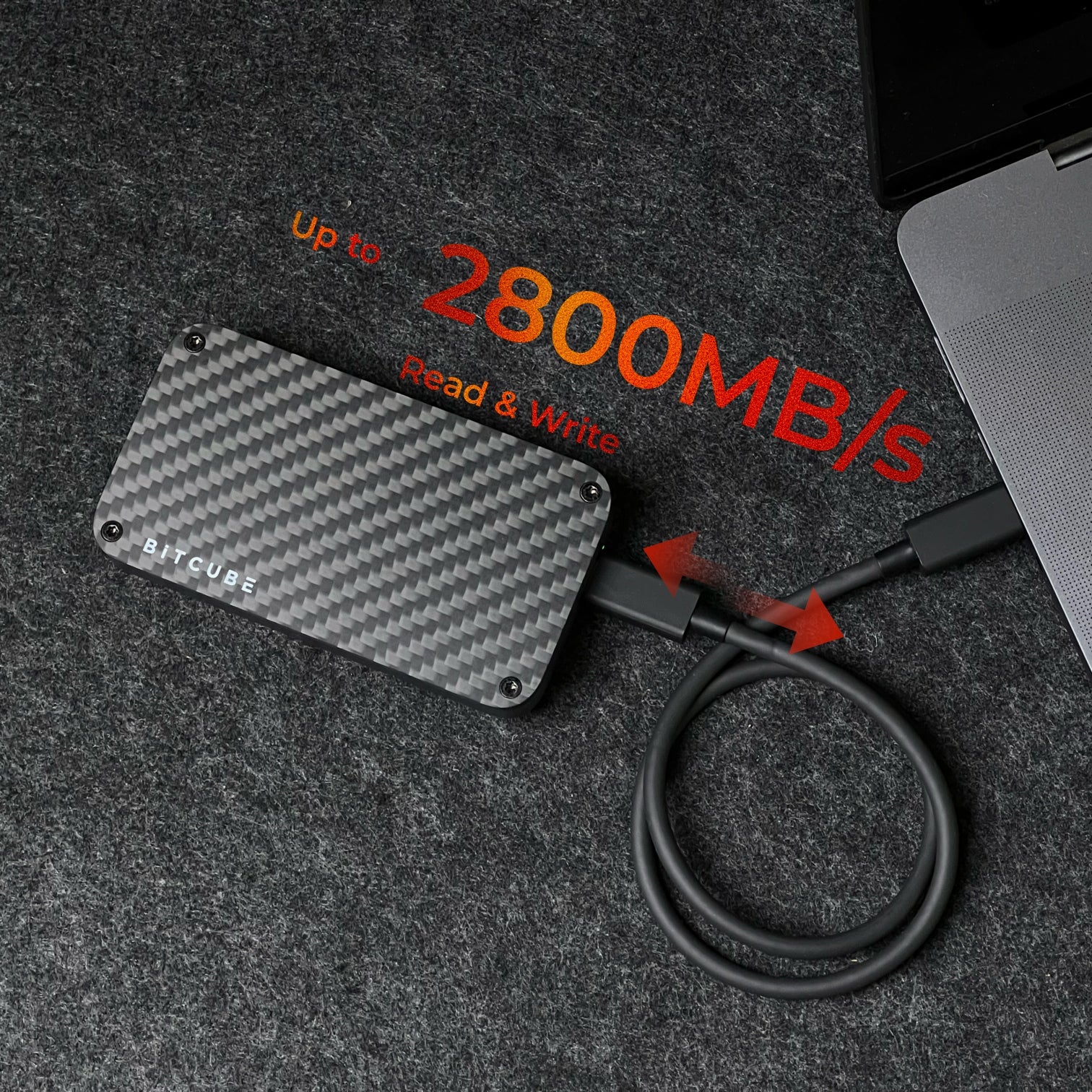 Bitcube: Fast NVMe SSD Enclosure - Carbon Fiber – HALOBAND